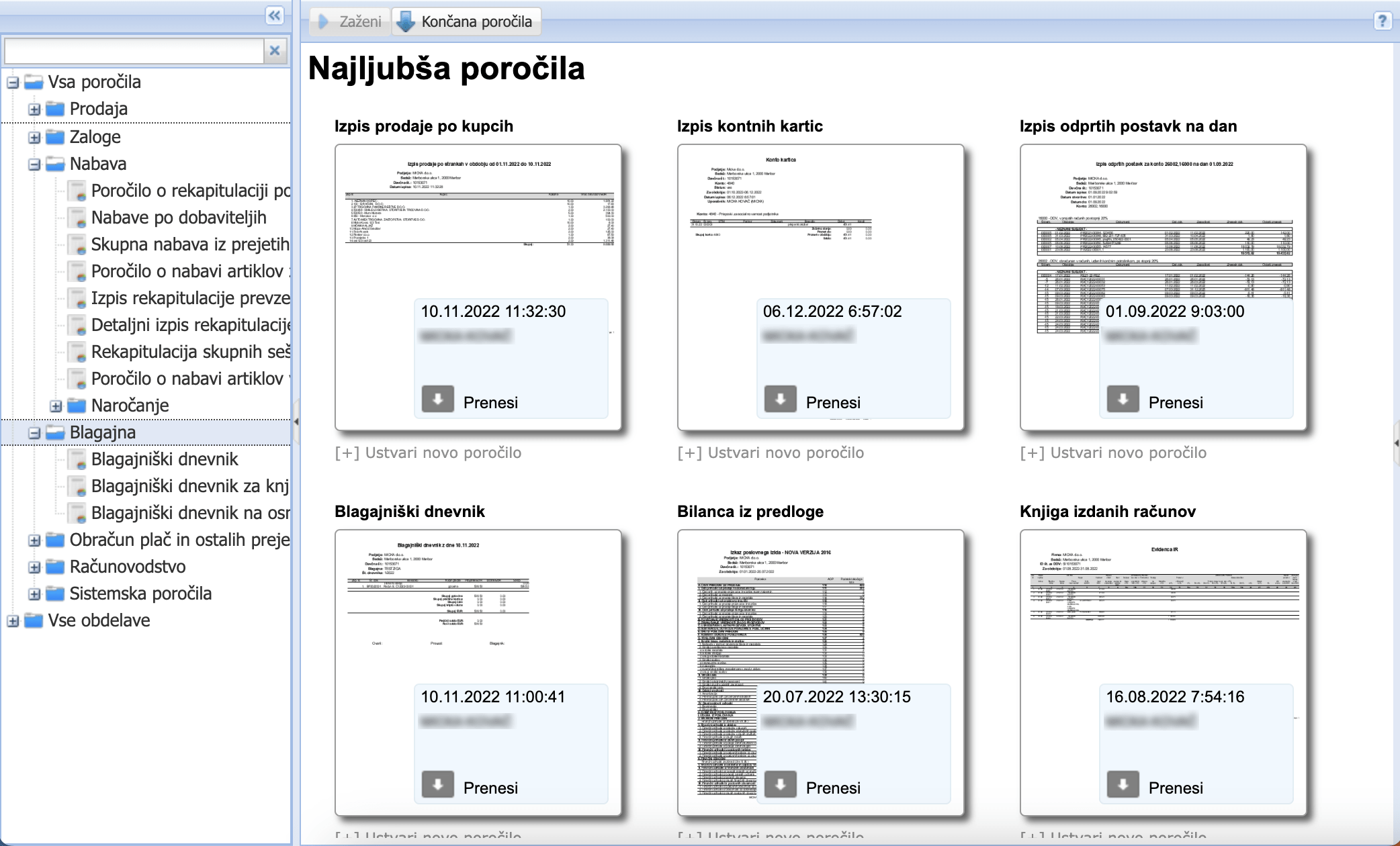 Features – Lastnosti – e-racuni.com