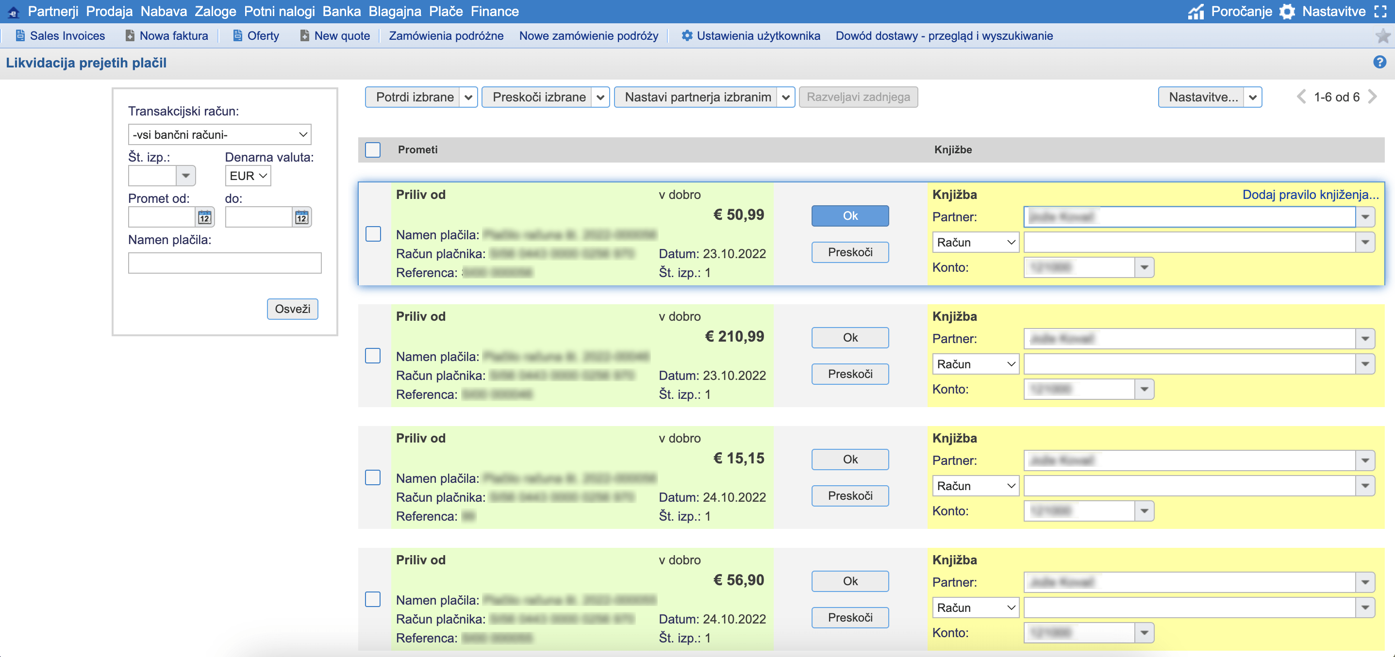 Features – Lastnosti – e-racuni.com